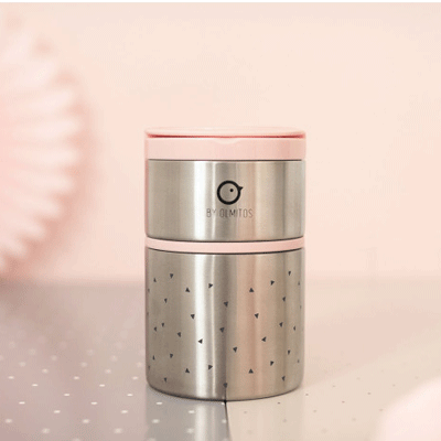 Porte manger Isotherme motifs Triangle 250ml+570 Olmitos | Kissa website